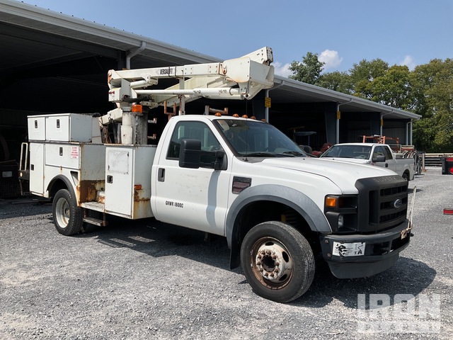 Versalift on 2008 Ford F-550 XL 4x2 Bucket Truck in Charles Town, West ...