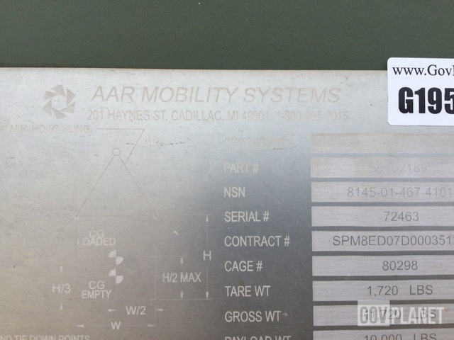 AAR Mobility Systems ISU 90 Storage Container in Agat, Guam, United ...