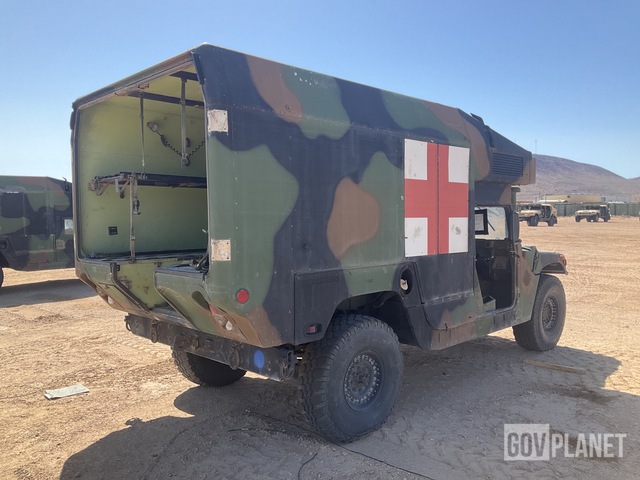 Surplus 2001 AM General M997A2 HMMWV 2 Door Hard Top w/Ambulance Body ...