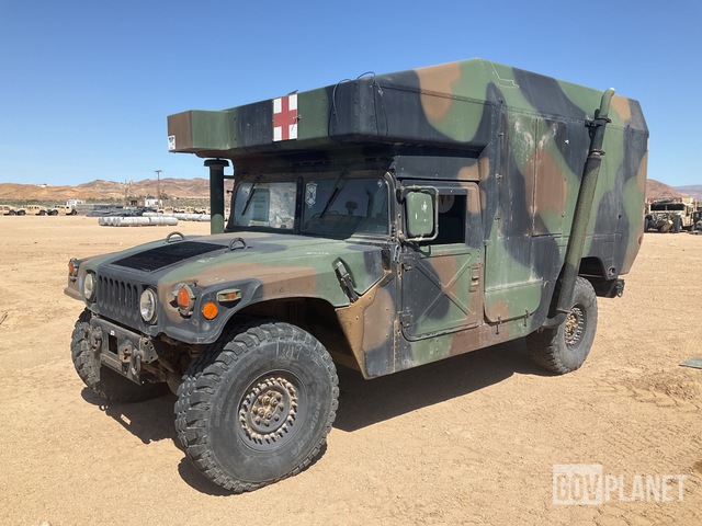 Surplus 2001 AM General M997A2 HMMWV 2 Door Hard Top w/Ambulance Body ...