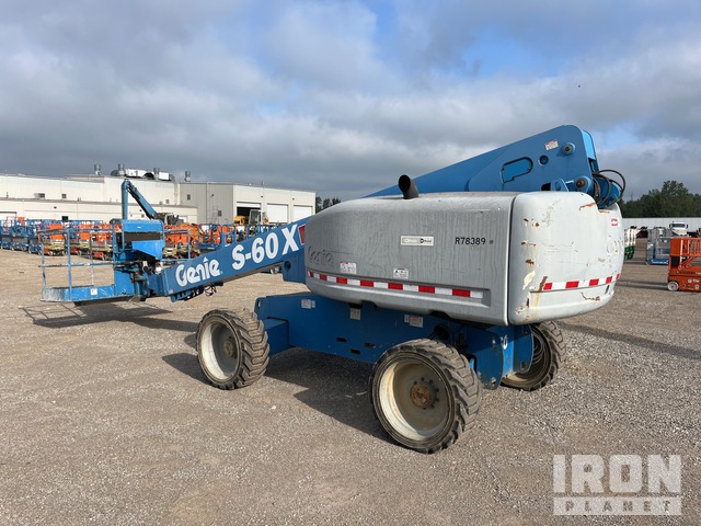 2011 Genie S-60X 4WD Diesel Telescopic Boom Lift in South Vienna, Ohio ...
