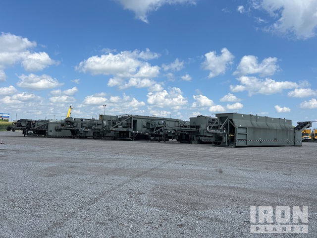 2012 Astec SEB-5024 Mobile Six Pack Double Barrel Asphalt Batch Plant ...