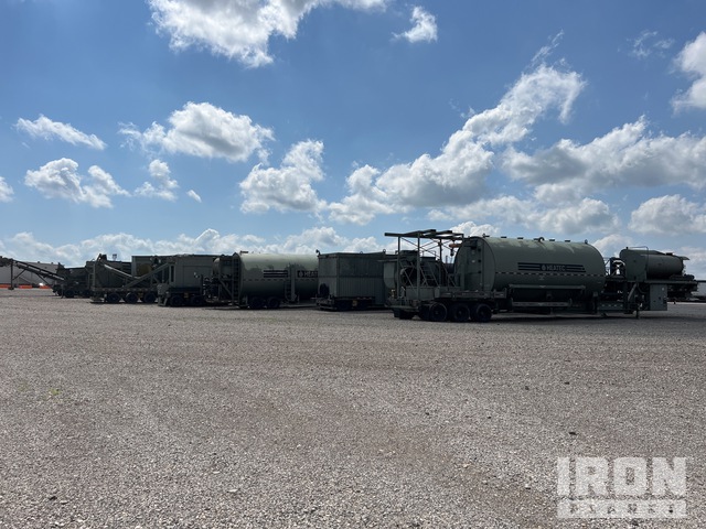 2012 Astec SEB-5024 Mobile Six Pack Double Barrel Asphalt Batch Plant ...