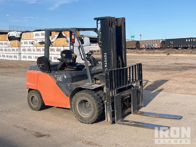 2014 Toyota 8FD45U 8650 lb Pneumatic Tire Forklift in Amarillo, Texas ...