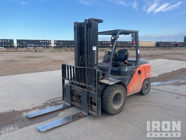 2014 Toyota 8FD45U 8650 lb Pneumatic Tire Forklift in Amarillo, Texas ...