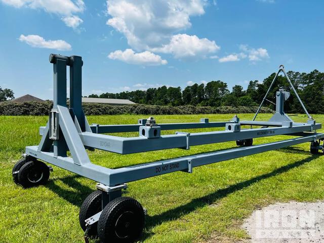 Rotating 20 ft Shipping Container Portable Inspection Repair Dolly ...