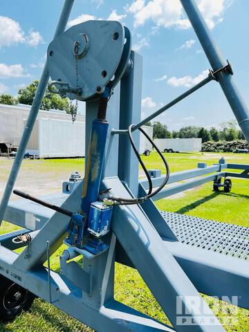 Rotating 20 ft Shipping Container Portable Inspection Repair Dolly ...