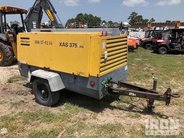 2011 Atlas Copco XAS375 Mobile Air Compressor in Beaumont, Texas ...