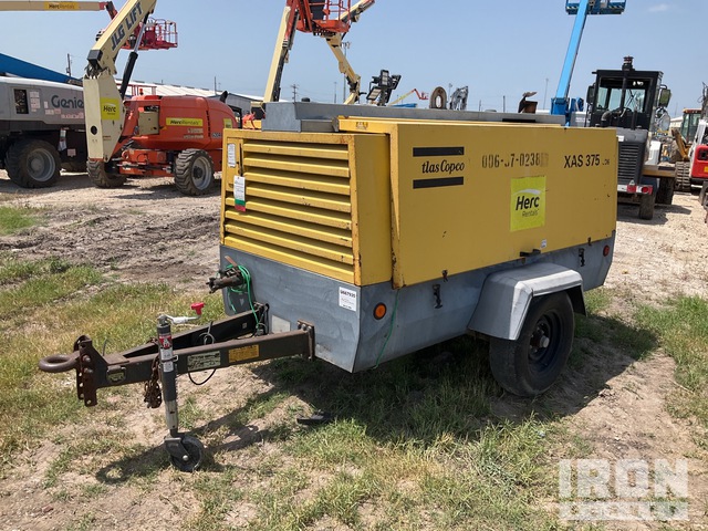 2011 Atlas Copco XAS375 Mobile Air Compressor in Beaumont, Texas ...