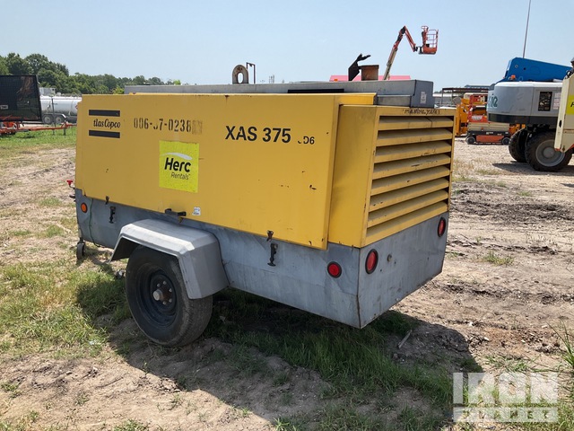 2011 Atlas Copco XAS375 Mobile Air Compressor in Beaumont, Texas ...