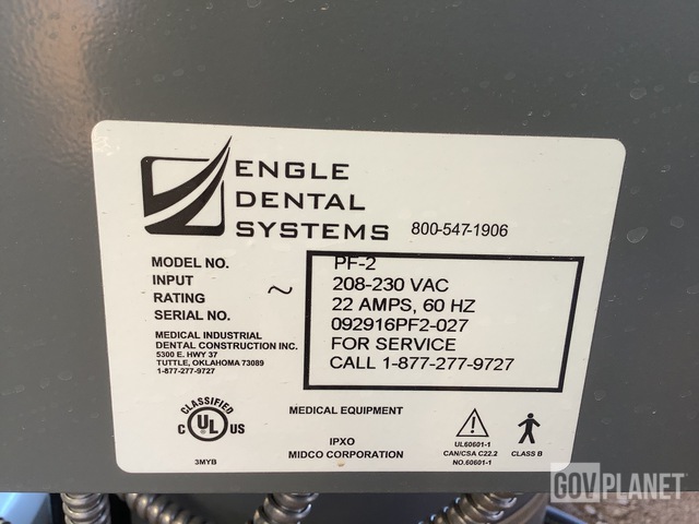 Surplus (2) Engle Dental Systems Dry Vacuum Pumps in Yermo, California ...
