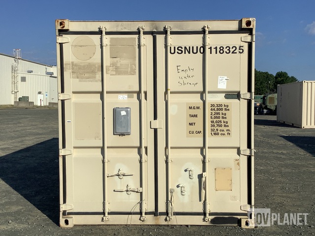 Surplus 20' Med Union Potable Water Shipping Container in Butner, North ...