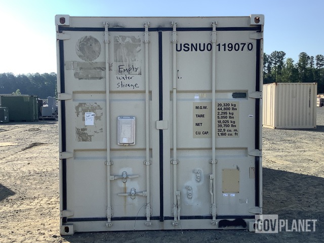 Surplus 20' Med Union Portable Water Shipping Container in Butner ...