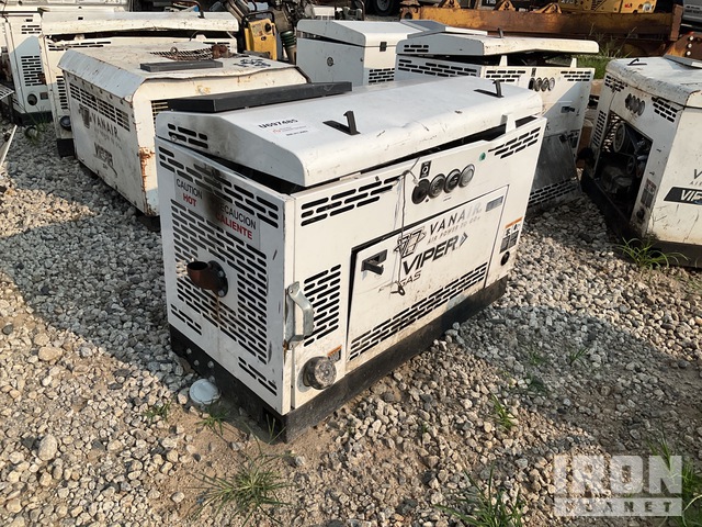 2019 (unverified) Vanair Viper G80 80 cfm Skid-Mounted Air Compressor ...