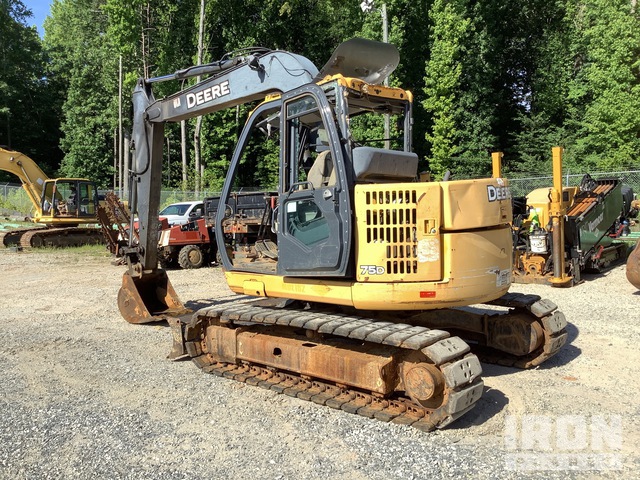 2013 John Deere 75D Mini Excavator in Kernersville, North Carolina ...