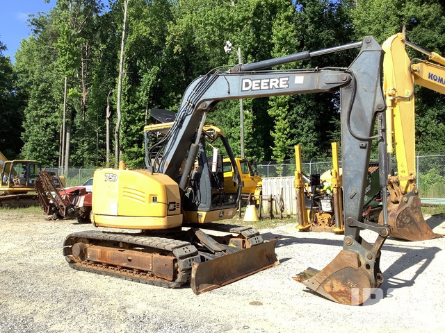 2013 John Deere 75D Mini Excavator in Kernersville, North Carolina ...