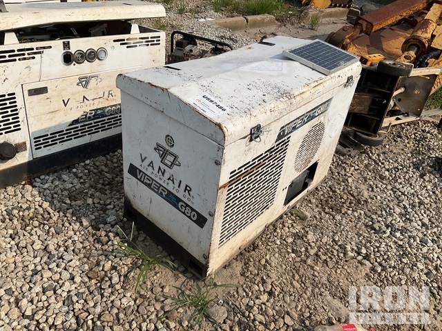 2015 (unverified) Vanair Viper G80 80 cfm Skid-Mounted Air Compressor ...