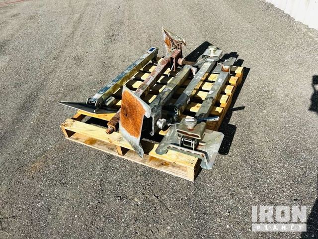 Set of (5) ISO Shipping Container Twist Lock Leveling Jacks in ...