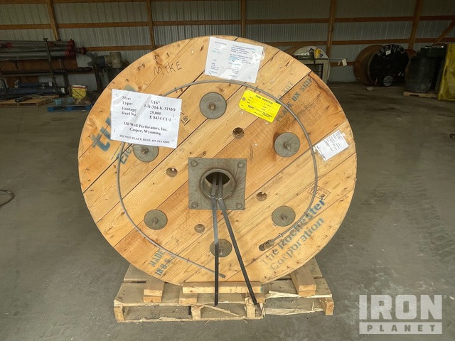 ROCHESTER Wireline 5/16" 1-H-314K-31MO Oilfield Dataline Electro-Mechanical Non Corrosive Cables ...