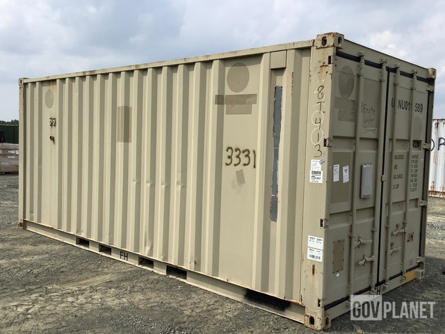 Surplus 20' Med Union Potable Water Shipping Container in Butner, North ...
