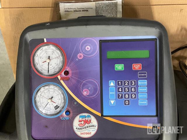 Surplus Robinair 34700Z Recovery, Recycling & Recharging Unit in ...