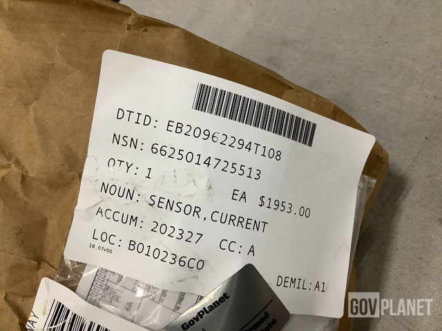 Surplus (2) Temperature Probes, (1) Flow Detector, (1) Power Sensor ...