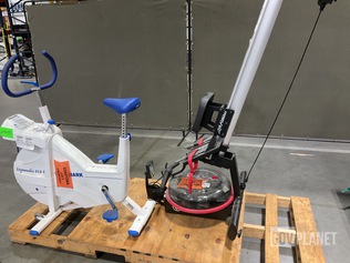 Surplus (1) Monark Ergomedic 828 E & (1) Life Fitness GER-ALLLX-102 ...