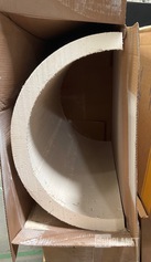 Surplus (21) Johns Manville T1200 24'' x 2'' Calcium Silicate Pipe ...