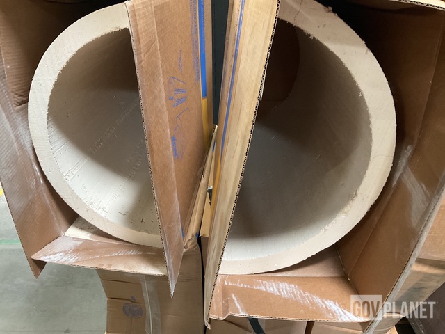 Surplus (21) Johns Manville T1200 24'' x 2'' Calcium Silicate Pipe ...