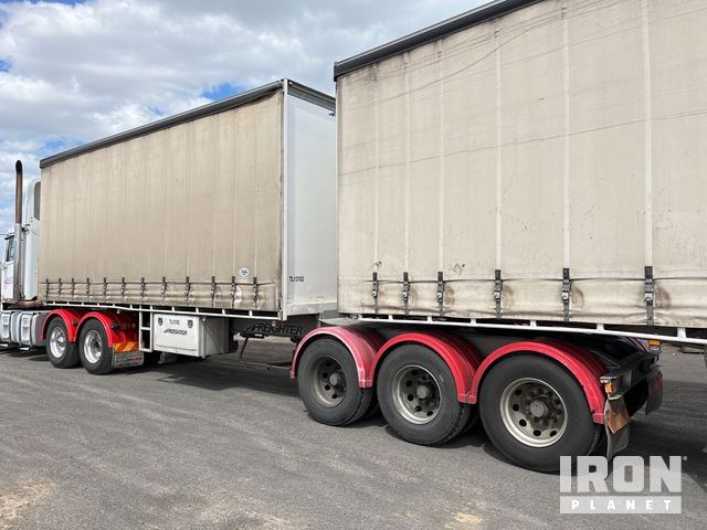 2017 MaxiTrans Tri/A B-Double Lead Tautliner Trailer in Geelong ...