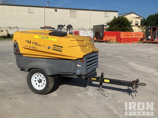 2015 Atlas Copco XAS 185 CDPE Mobile Air Compressor in Wilmington ...