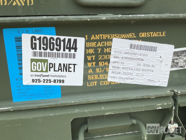 Surplus (10) Garrett Container Systems GCS16F104-015 Storage Containers ...