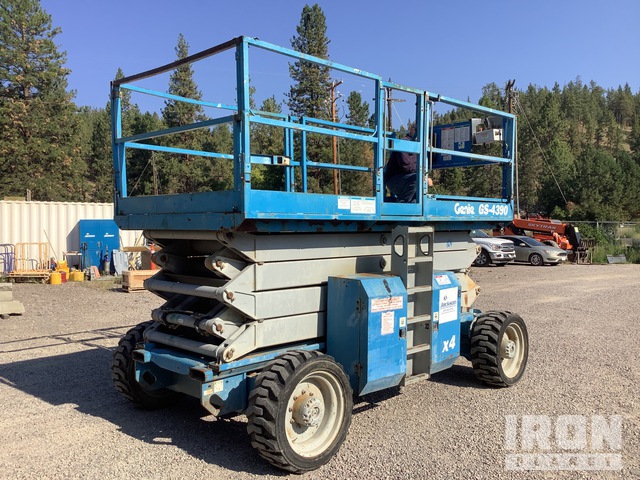 2001 Genie GS-4390 Dual Fuel 4x4 Scissor Lift in Missoula, Montana ...