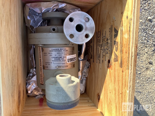 Surplus (1) Chempump GAN-1K & (1) Chempump GA-1K-1S Centrifugal Pump in ...