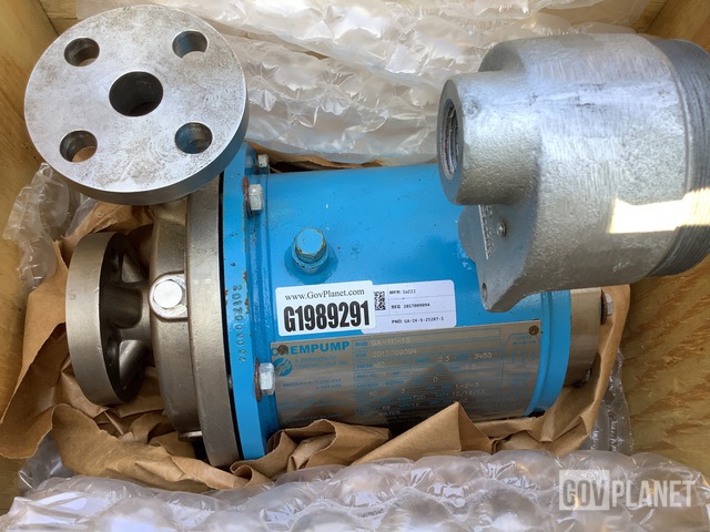 Surplus (1) Chempump GAN-1K & (1) Chempump GA-1K-1S Centrifugal Pump in ...