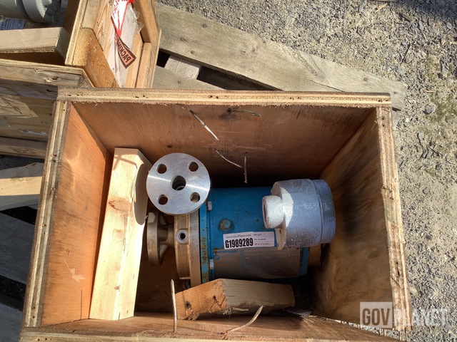 Surplus (1) Chempump GAN-1K & (1) Chempump GA-1K-1S Centrifugal Pump in ...