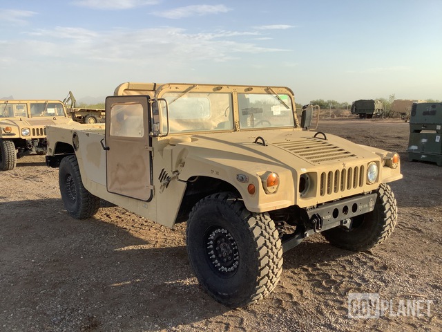 Surplus 2008 AM General M1097R1 HMMWV 2 Door w/Truck Body in Red Rock ...