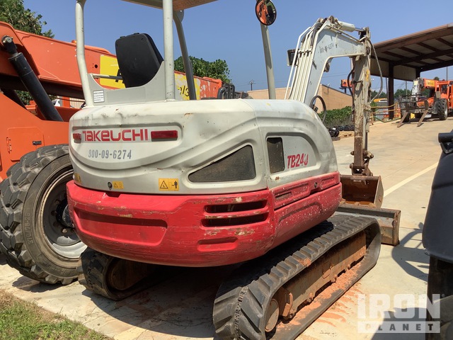 2016 Takeuchi TB240 Mini Excavator in Norcross, Georgia, United States ...