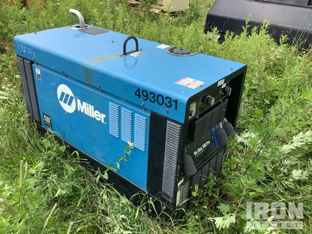 2012 Miller Big Blue 300 Pro Skid-Mounted Multi-Process Engine Driven ...