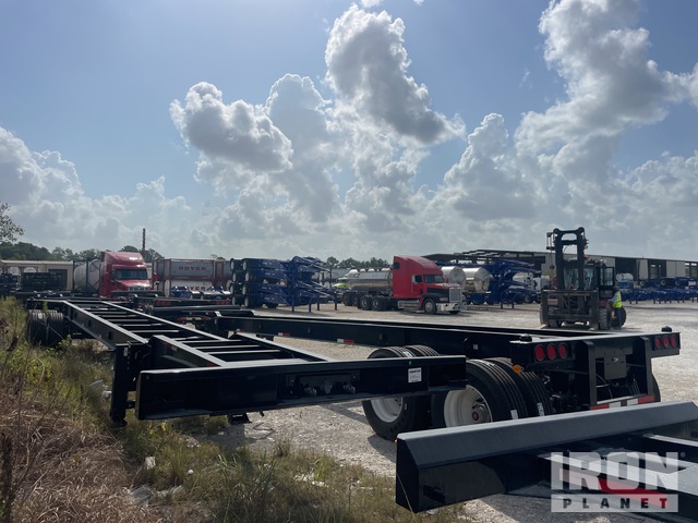 Quantity of (4) Puma 40 ft T/A Container Trailer Chassis (Unused) in ...