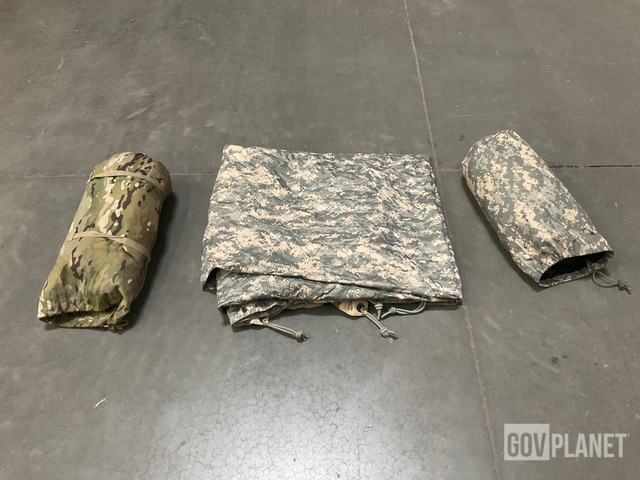 Surplus (9) Shelter Tents, (3) ICS Shelters, (10) Tarpaulins & Assorted ...