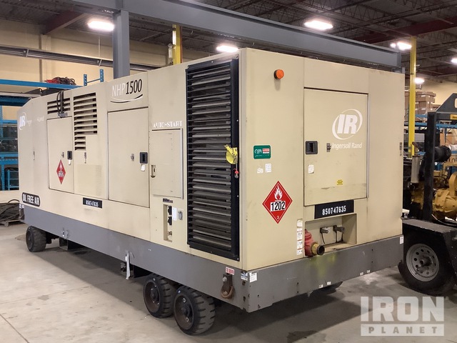 2008 Ingersoll-Rand NHP1500WCU 1500 cfm Mobile Air Compressor in Nisku ...