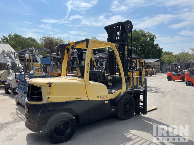 2015 Hyster H110FT 10000 lb Pneumatic Tire Forklift in Dallas, Texas ...