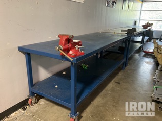 Quantity of (3) Steel Shop Work Tables in Ormond Beach, Florida, United ...