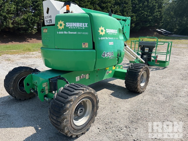 2014 JLG 450A 4WD Dual Fuel Articulating Boom Lift in Newnan, Georgia ...