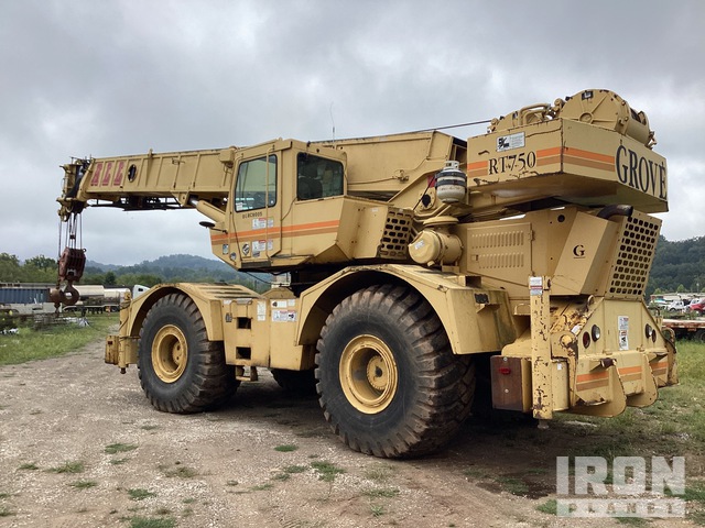 1997 Grove RT750 50 ton Rough Terrain Crane in Sissonville, West ...
