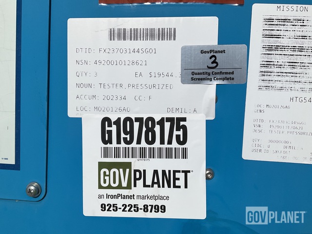 Surplus Tronair 15A7603-1000 Cabin Pressure Test Unit in Saraland ...