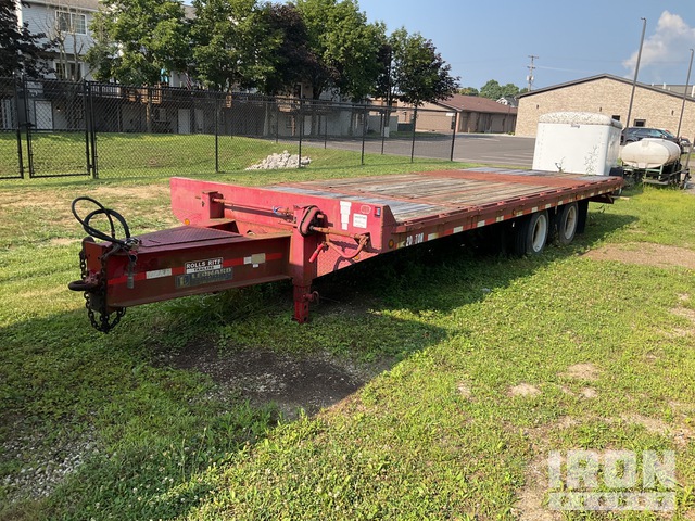 2001 Rolls Rite Trailer 20 ton 25 ft T/A Tilt Deck Trailer in Monaca ...