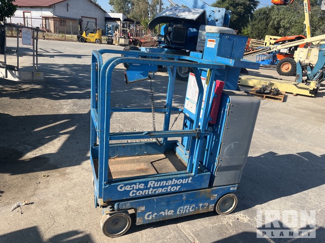 2014 Genie GRC-12 Electric Vertical Mast Lift in Rio Linda, California ...