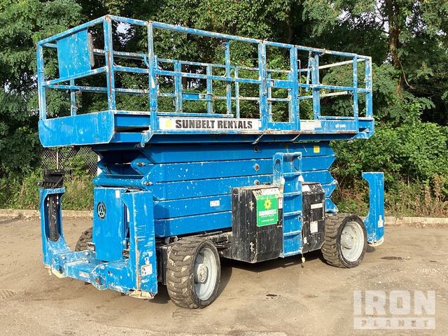 2014 Genie GS5390RT Diesel Scissor Lift in Islip, New York, United ...